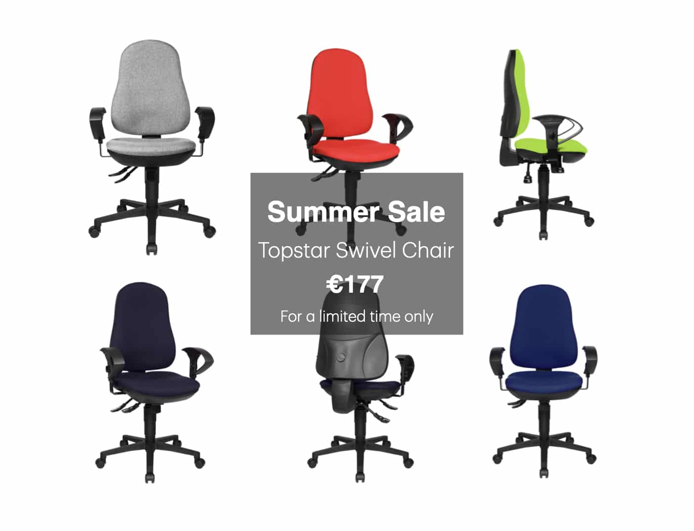 Topstar Support Swivel Office Chair: €177 - BSL Lifestyles Malta
