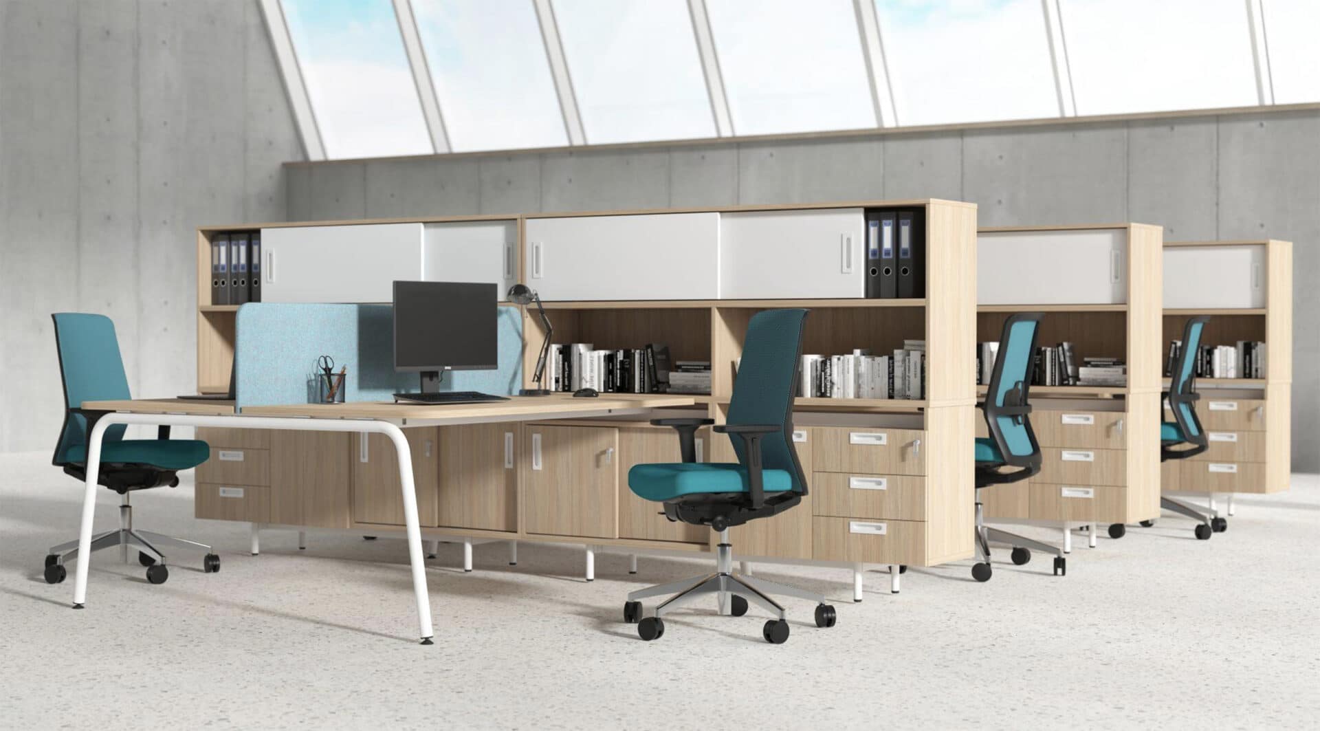 ROUND Desk System - Malta Office Desks - BSL Lifestyles