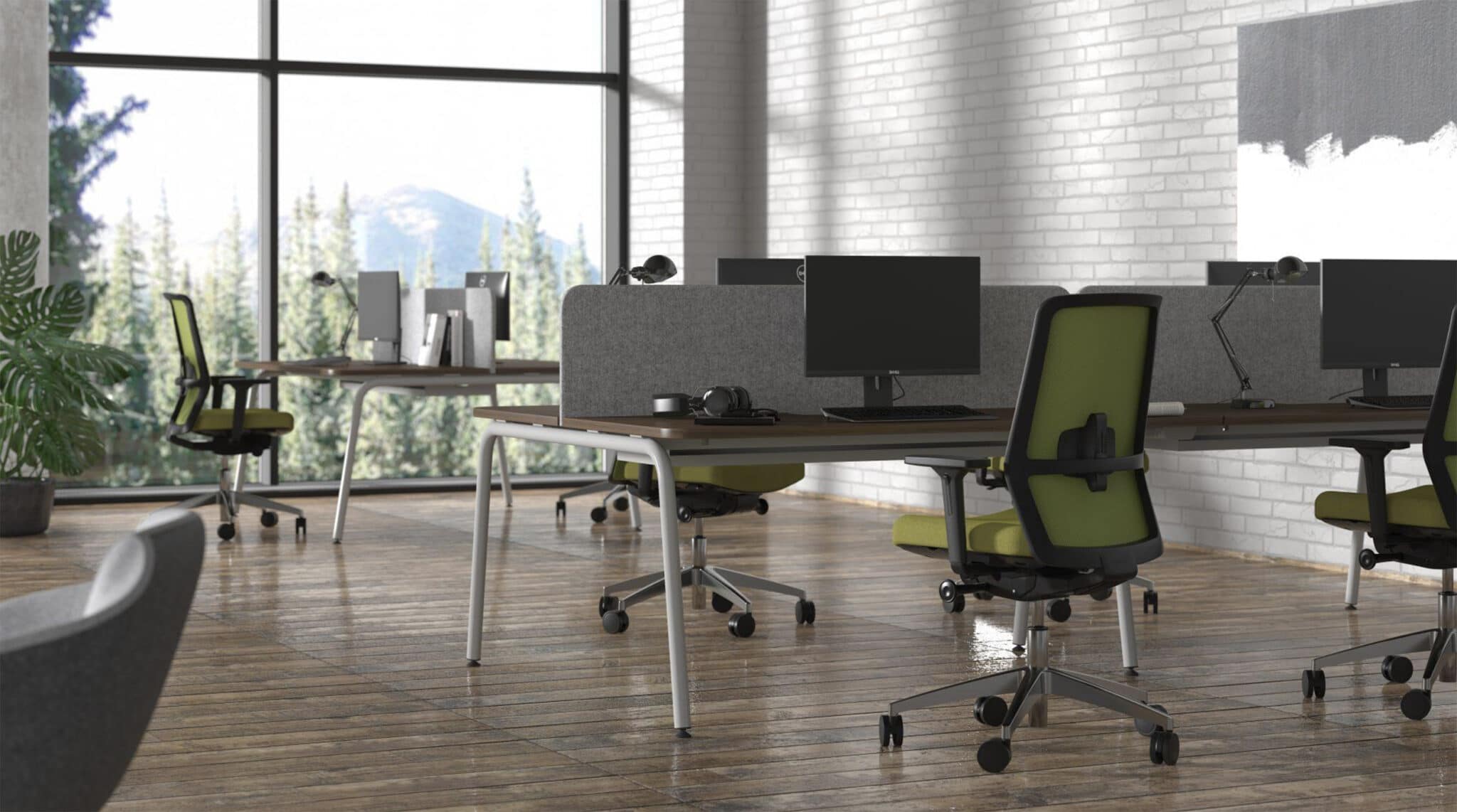 ROUND Desk System - Malta Office Desks - BSL Lifestyles