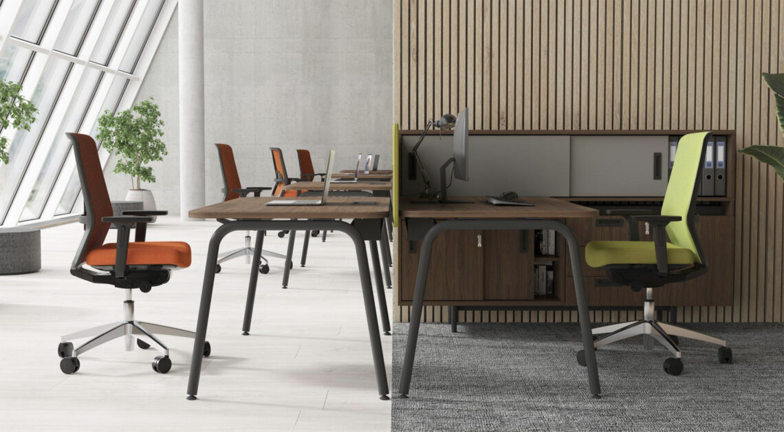 ROUND Desk System - Malta Office Desks - BSL Lifestyles