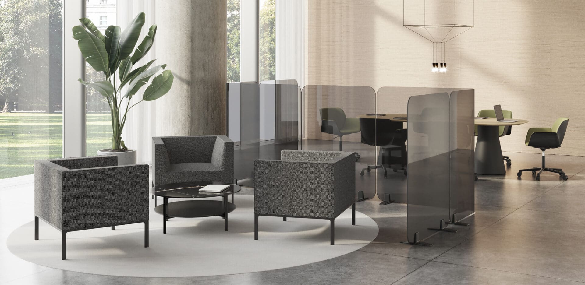 LINES Desk Partitions & Office Dividers - BSL Malta