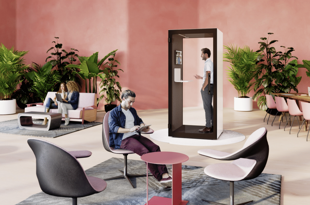 Chatbox Single Acoustic Soundproof Booth - BSL Malta